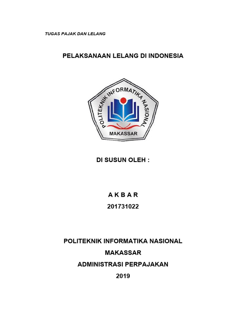 Pelaksanaan Lelang Di Indonesia | PDF