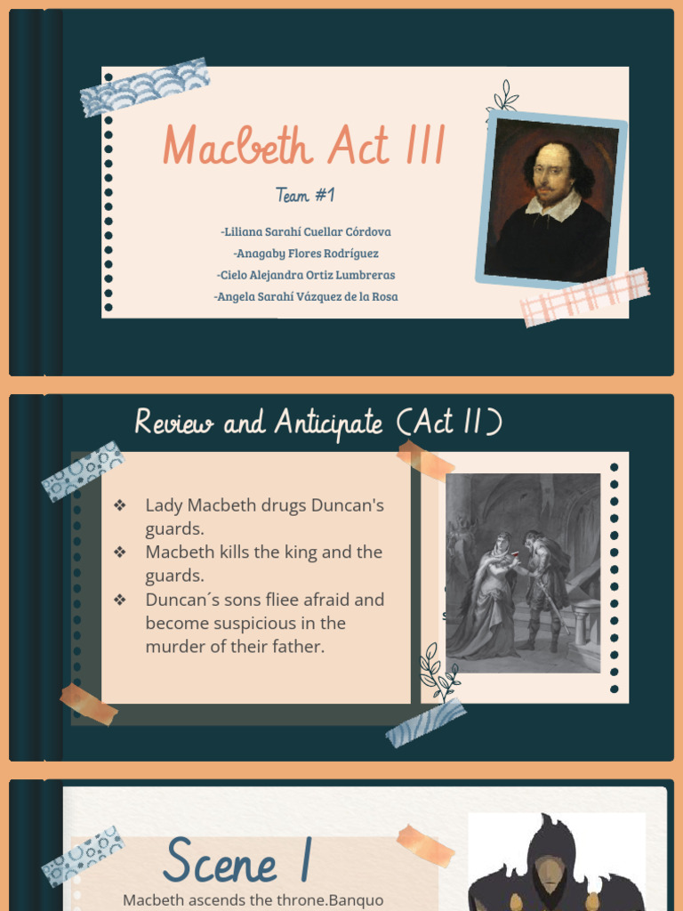 C3 Macbeth Act III Team 1 | Download Free PDF | Macbeth