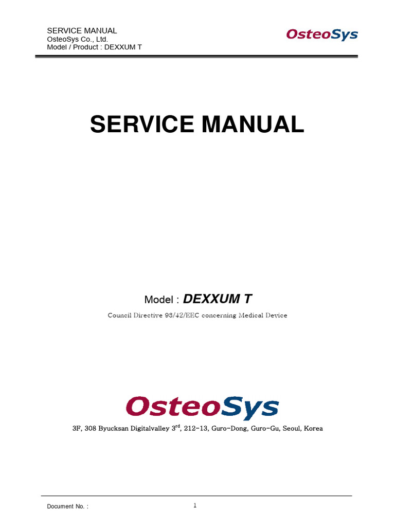 DEXXUM T Service Manual Overview | PDF | My Sql | Databases