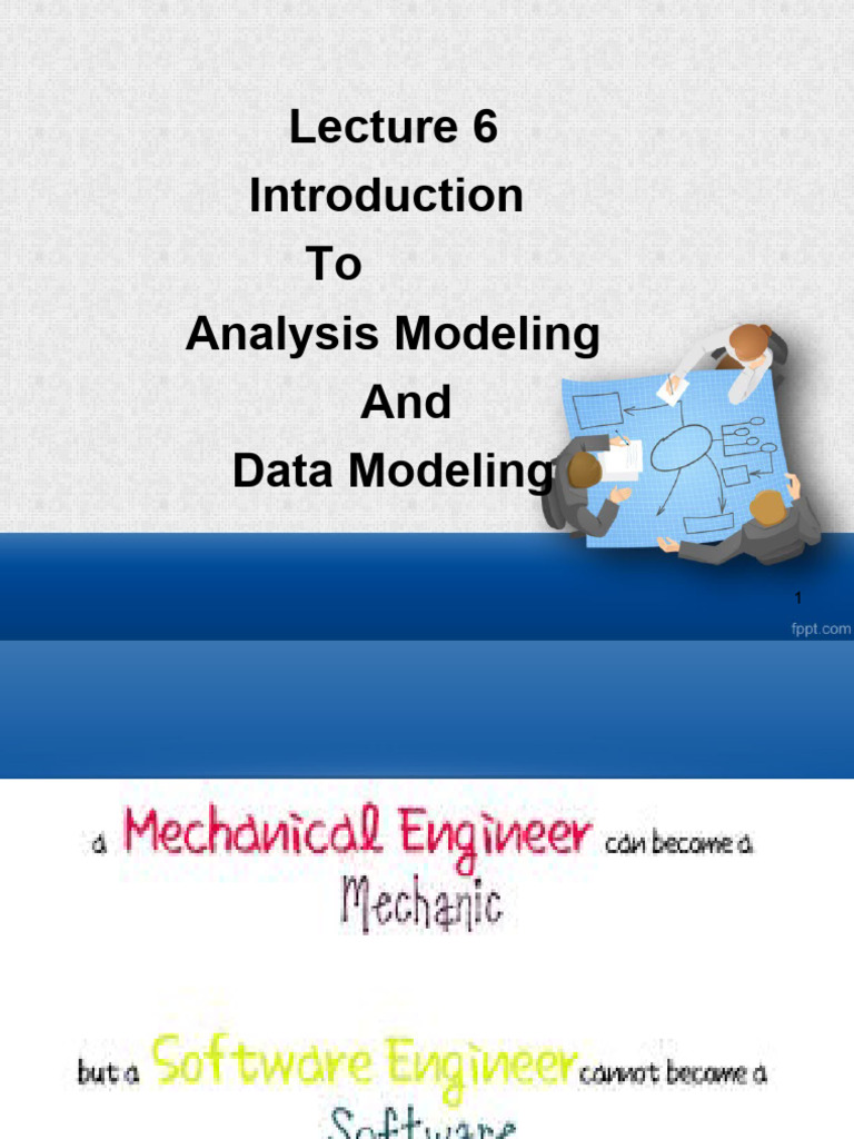 Lecture 6 Analysis Modeling and Data Modeling | PDF | Conceptual Model | Data Model