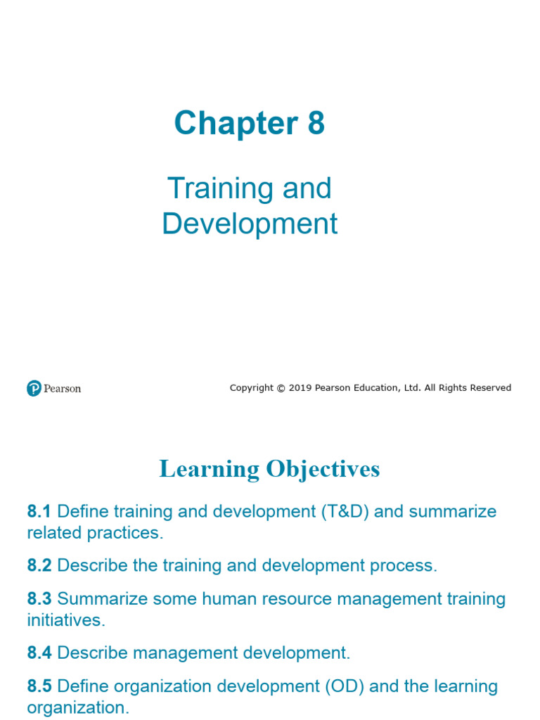 Chapter 8 - Training and Development | PDF | Organization Development ...