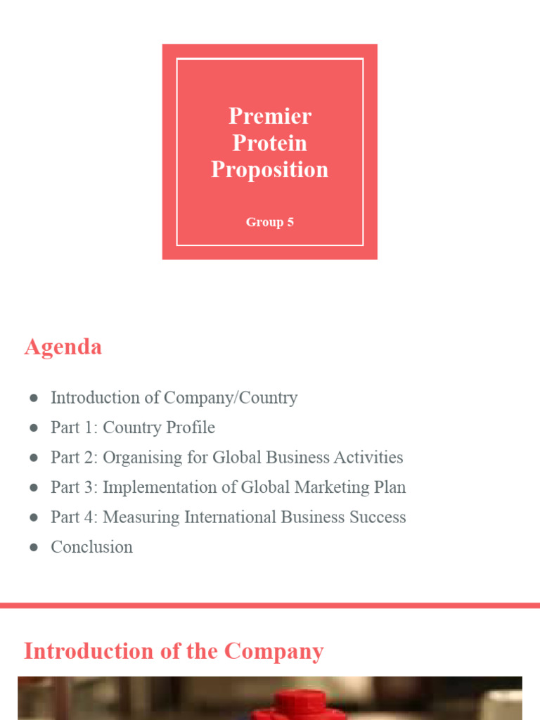 Introducing Premier Protein in Ireland | PDF | Retail | Economies