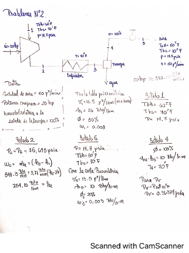 Problema 2 Tarea 6 Termo | PDF