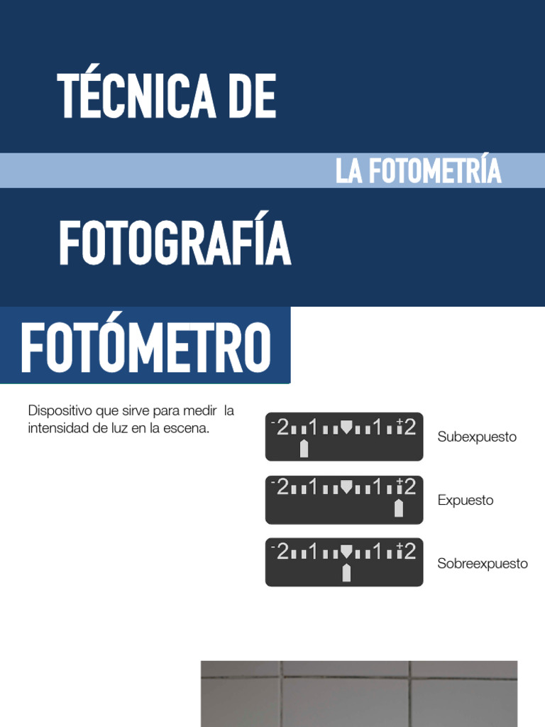 Técnica1 (Fotometría) | PDF