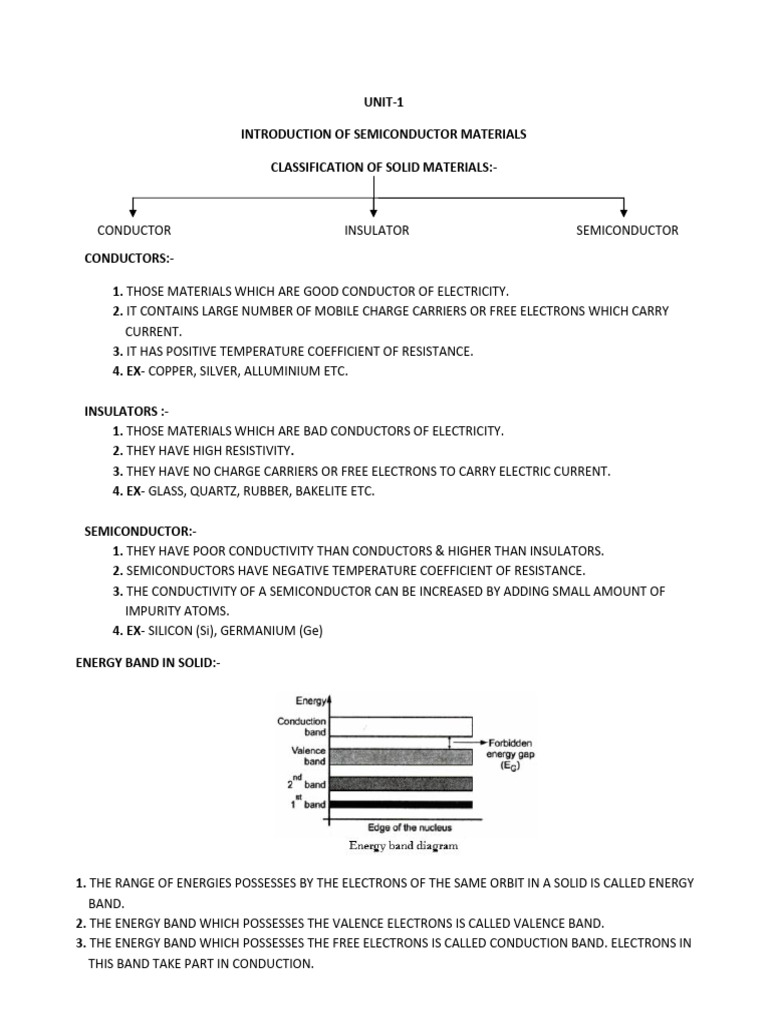 Electronics (Classification) | PDF | Semiconductors | Electrical Resistivity And Conductivity