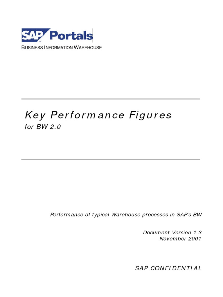 BW - Key Performance Figures | PDF | Database Index | Cache (Computing)