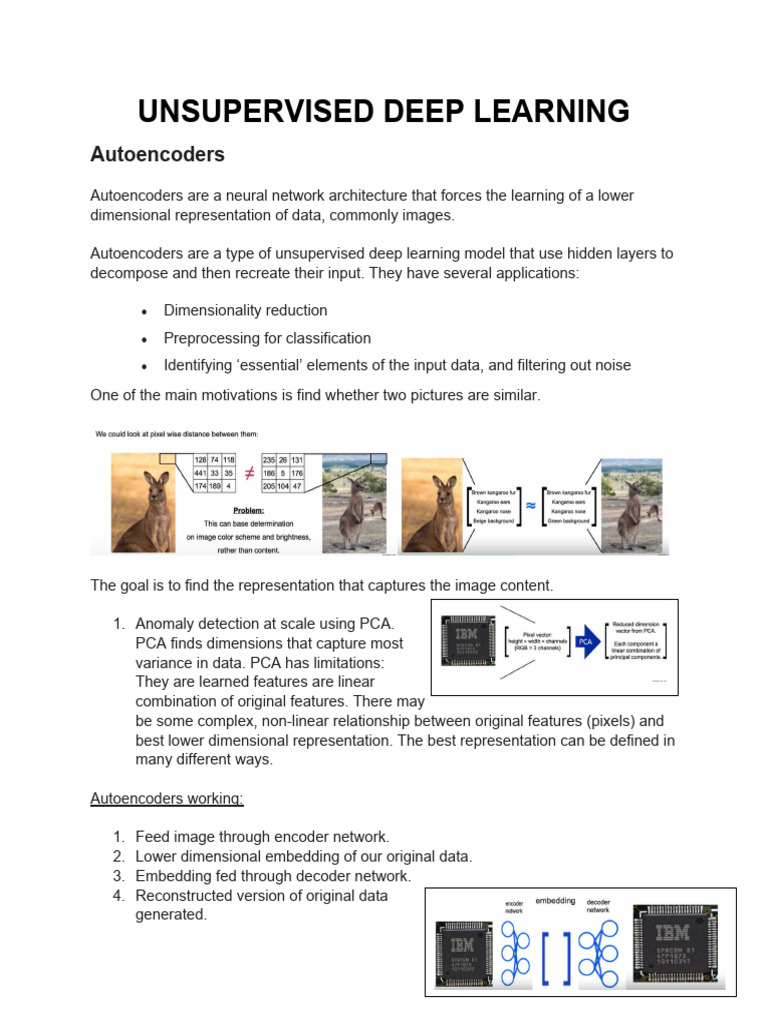 Unsupervised Deep Learning | PDF | Deep Learning | Principal Component ... Unsupervised Deep Learning | PDF | Deep Learning | Principal Component ...