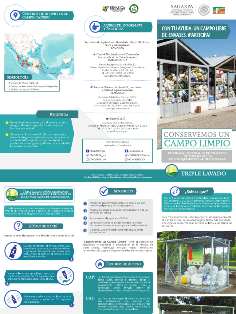 Triptico Triple Lavado | PDF