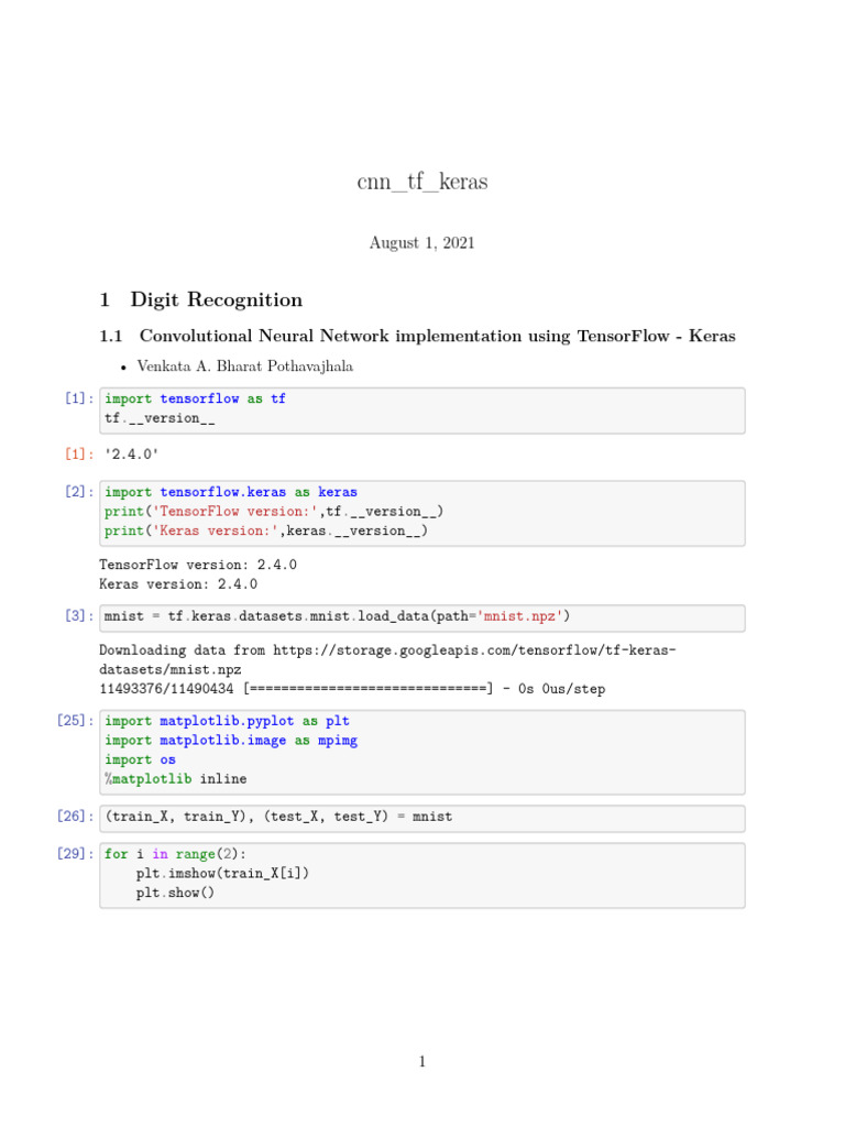 cnn_tf_keras | PDF | Computer Science | Algorithms