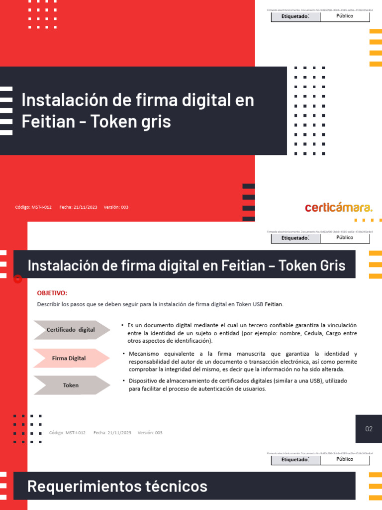 Instalacion de Firma Digital en Feitian Token Gris V3 | Descargar ...