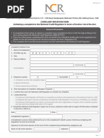 NCR Form 2 Application For Registration As Credit Provider | PDF ...