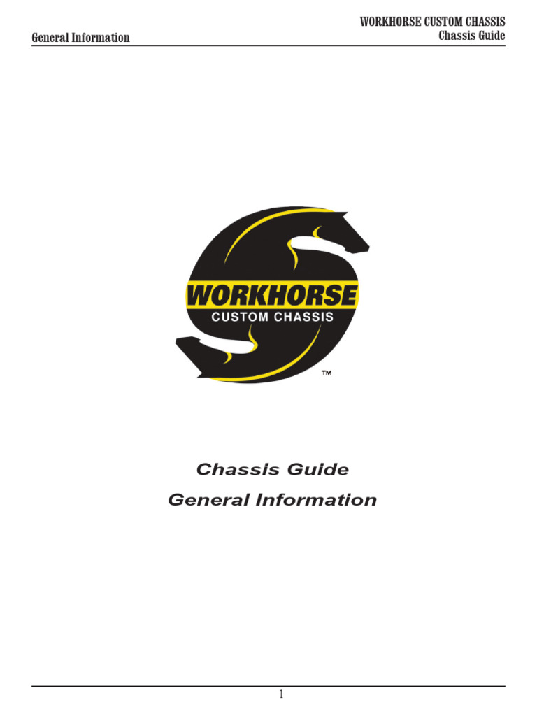 Workhorse Chassis - Guide | PDF | Motor Oil | Vehicles