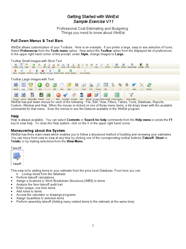 Getting Started With Winest: Sample Exercise V11 | Download Free PDF ...