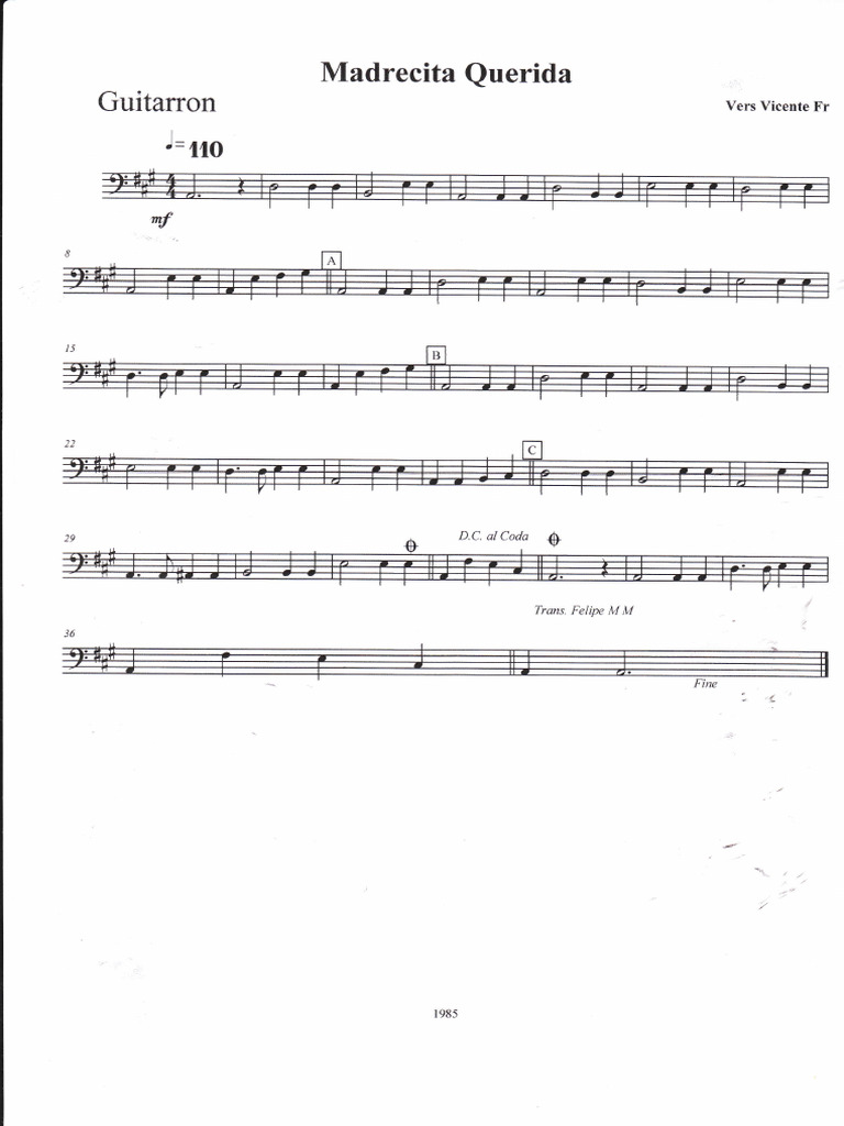 Madrecita Querida - Vicente Fernandez-1 | PDF
