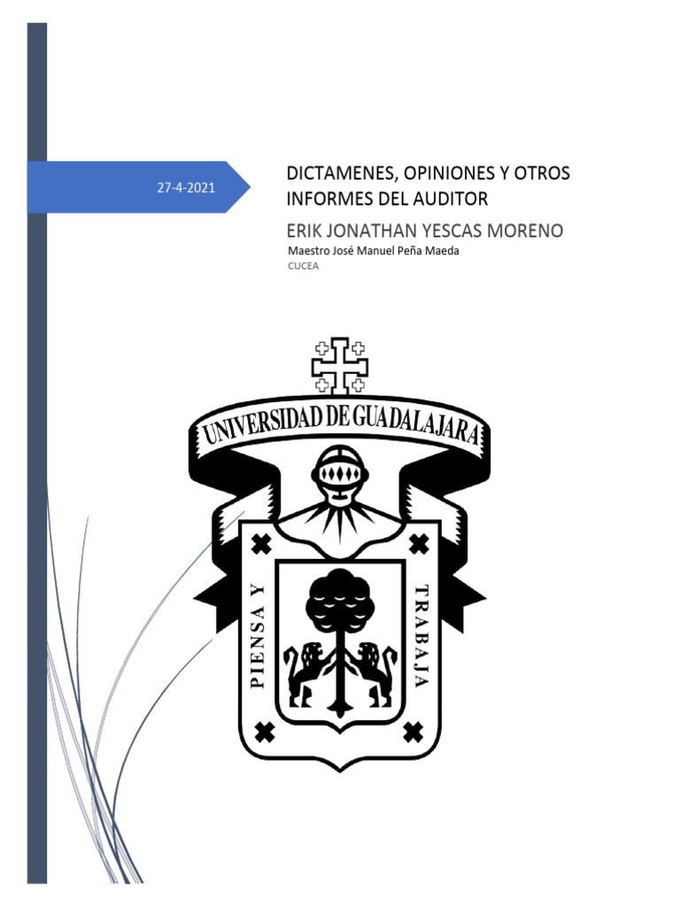 Conceptos - Yescas Moreno Erik Jonathan | PDF | Auditoría | Contralor