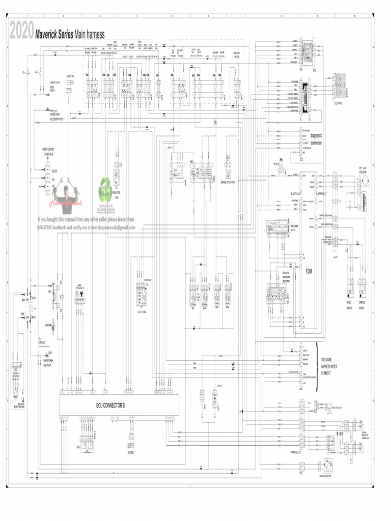 2020 Maverick X3 Main Wiring | PDF