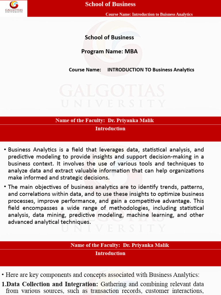 Unit 1 | PDF | Analytics | Predictive Analytics