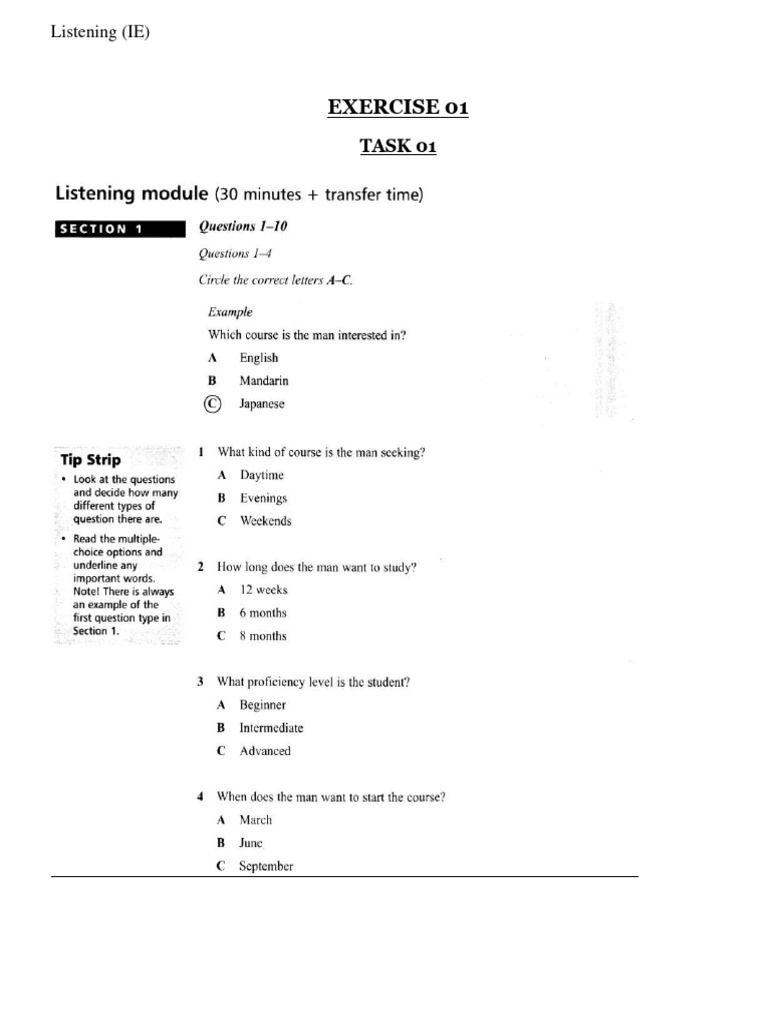 Listening Exercise 01 | PDF | Herding Dogs