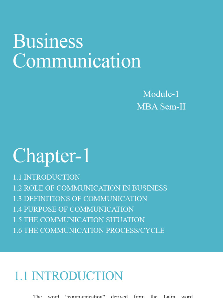 Business Communication Essentials for MBA | PDF | Communication ...