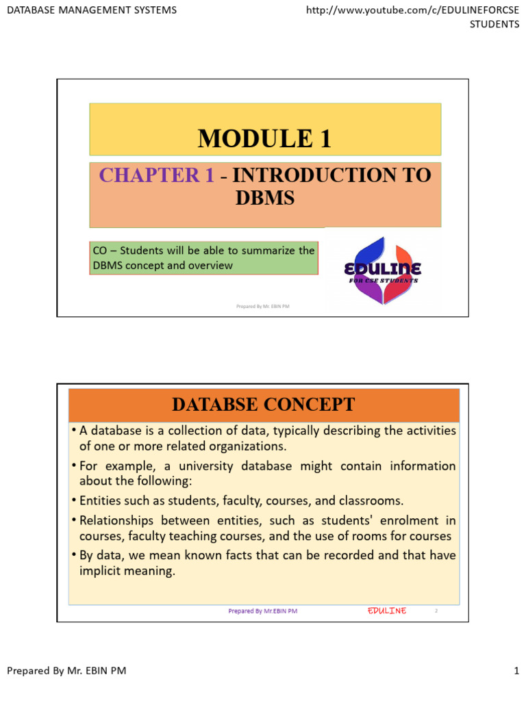 MM 1 | PDF | Databases | Conceptual Model