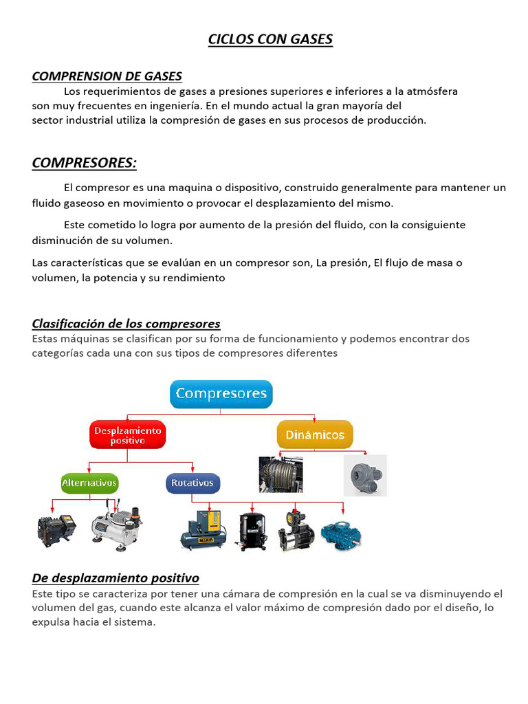 Ciclos Con Gases | PDF | Motor diesel | Pistón