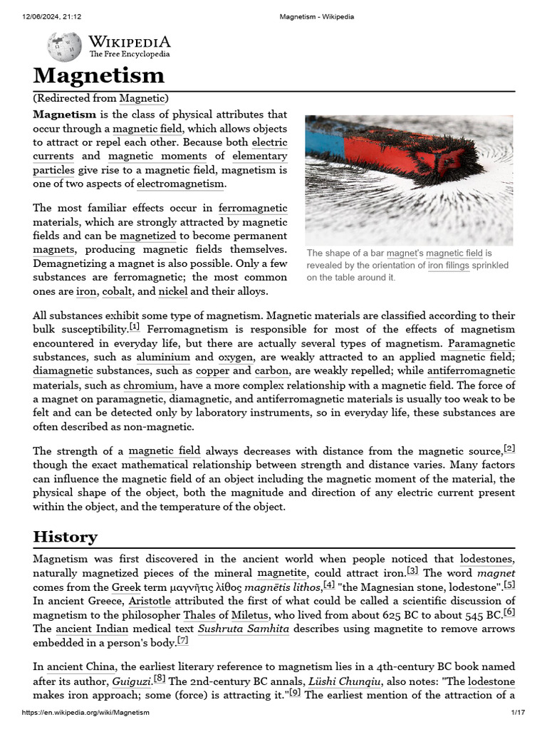 Magnetism | PDF | Magnetism | Ferromagnetism