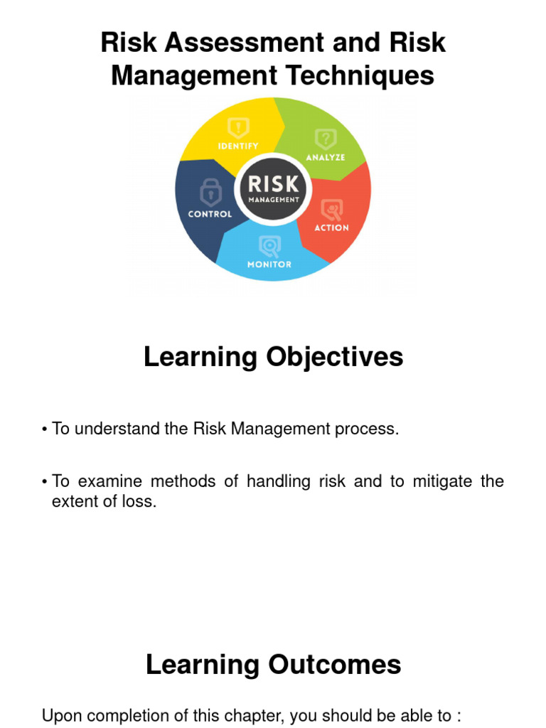 Chapter 3 - Risk Assessment & Risk Management Techniques | PDF | Risk ...