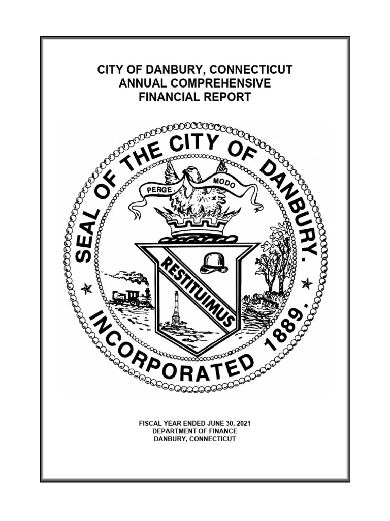 2021 DANBURY Audit Report-1 | PDF | Audit | Fund Accounting