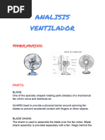 Electric Fan Parts & Functions Guide | PDF | Electric Motor | Bearing ...