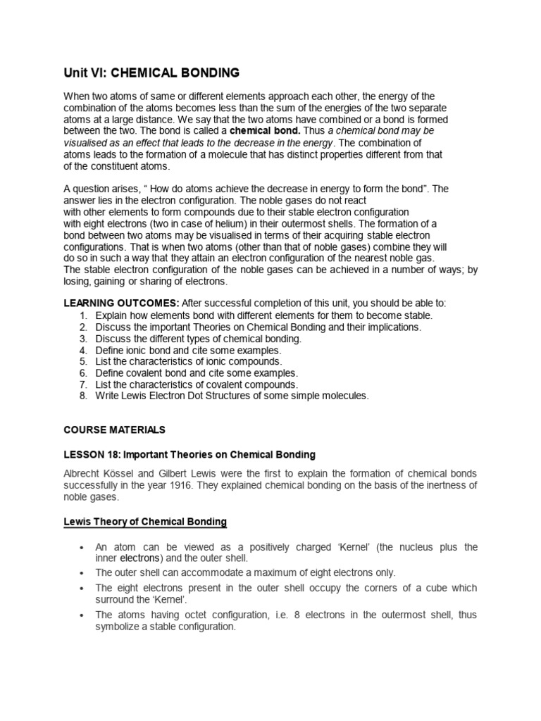 UNIT6-9-2-files-merged | Download Free PDF | Chemical Bond | Ionic Bonding