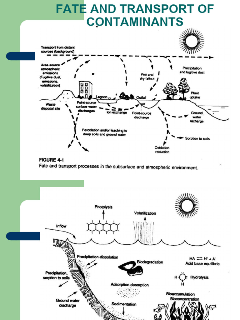 Fate and Transport of Contaminants | PDF | Water | Air Pollution