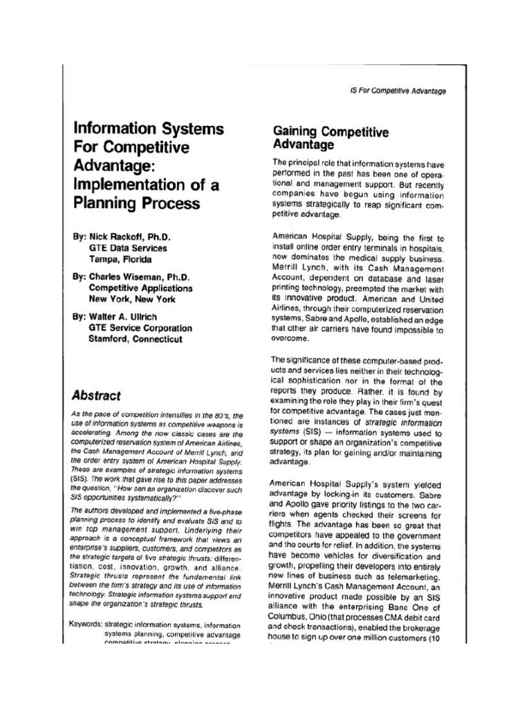 Wiseman_Information_Systems_for_Competitive_Advantages_Implementation_of_a_Planning | PDF