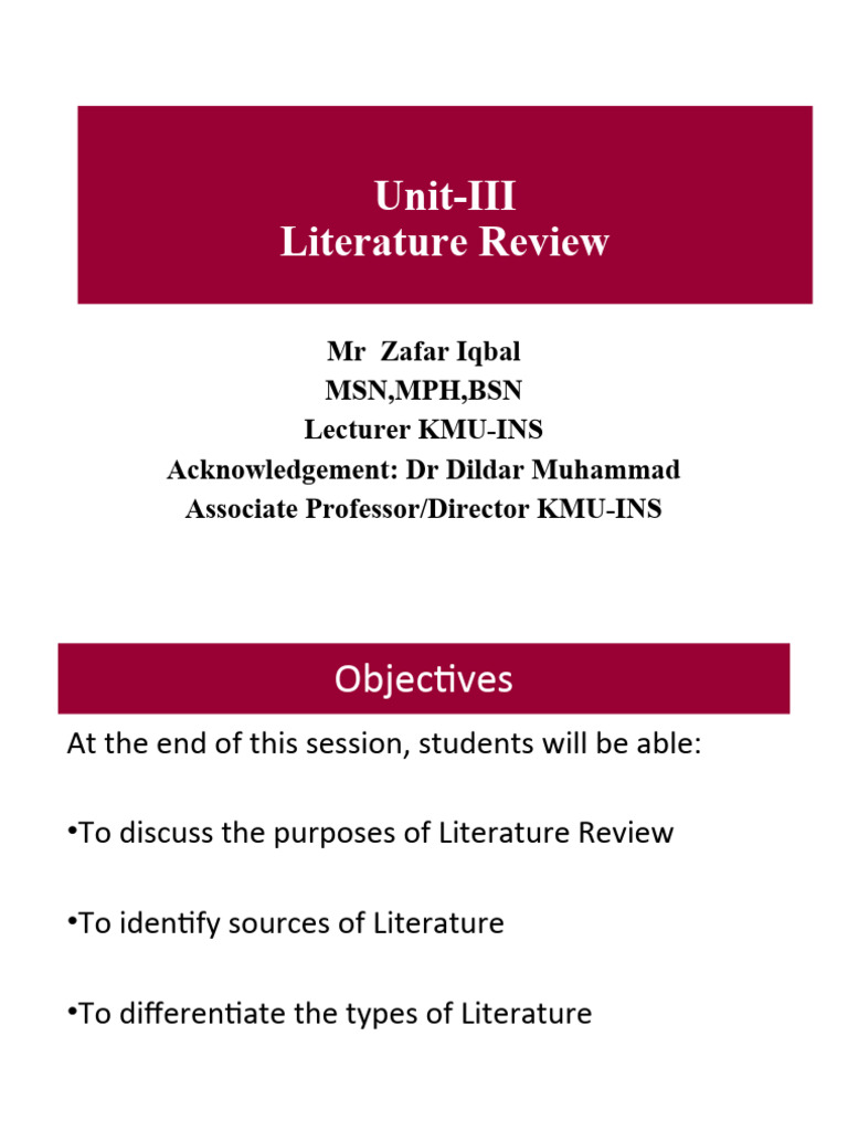 Unit III Lecture II | PDF | Methodology | Qualitative Research