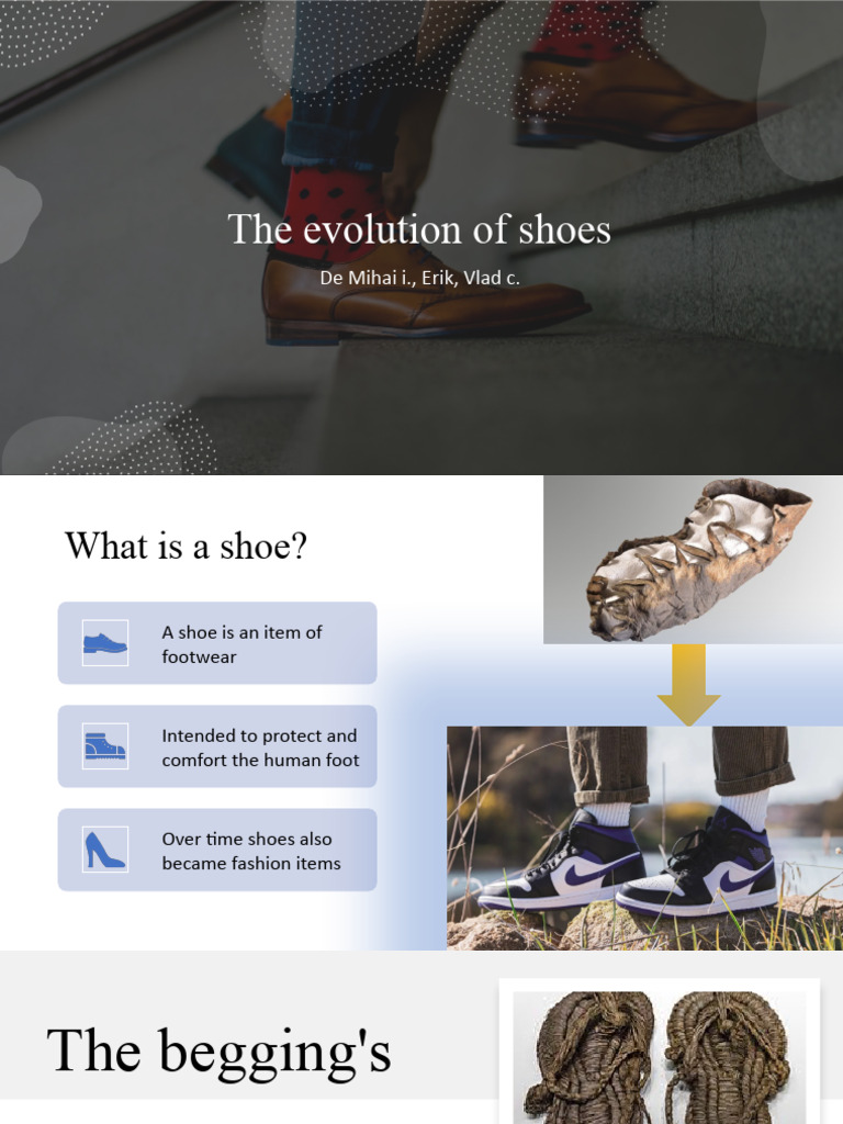 The Evolution of Shoes | PDF | Shoe | Sneakers