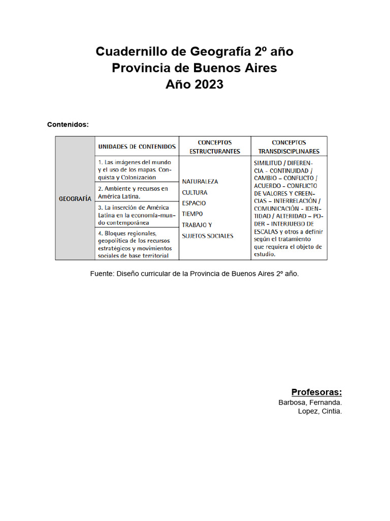 CUADERNILLO 2do Geografía | PDF | Clima | Clima templado