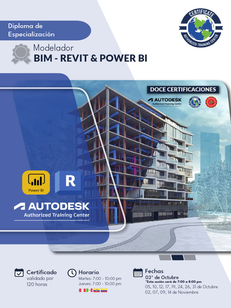Brochure Bim - Revit & Power Bi 03 de Octubre | PDF | Autodesk Revit ...