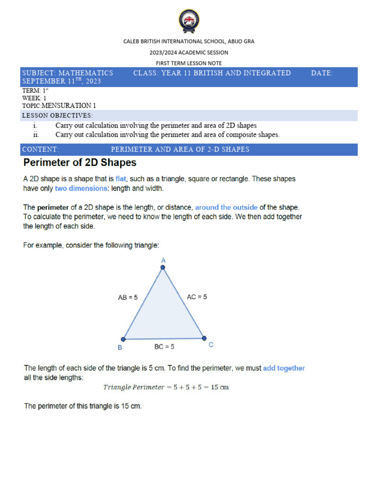 Mathematics Year 11 IGCSE Notes | PDF | Line (Geometry) | Derivative