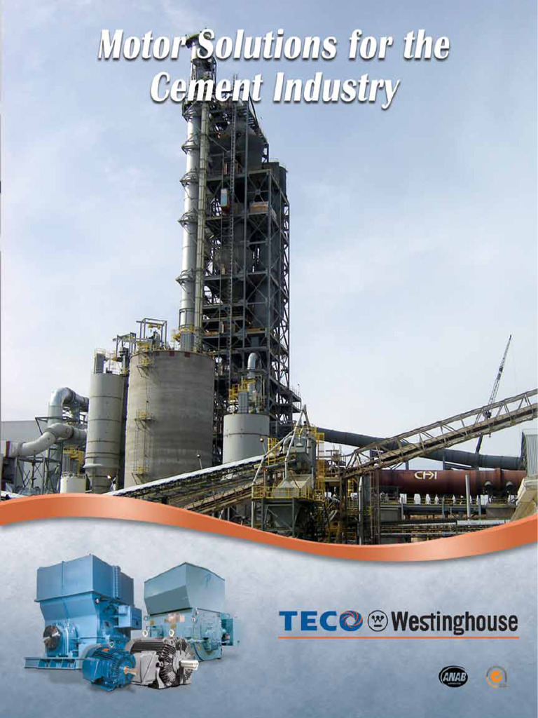 Cement Brochure Spread | PDF | Electric Motor | Electrical Equipment