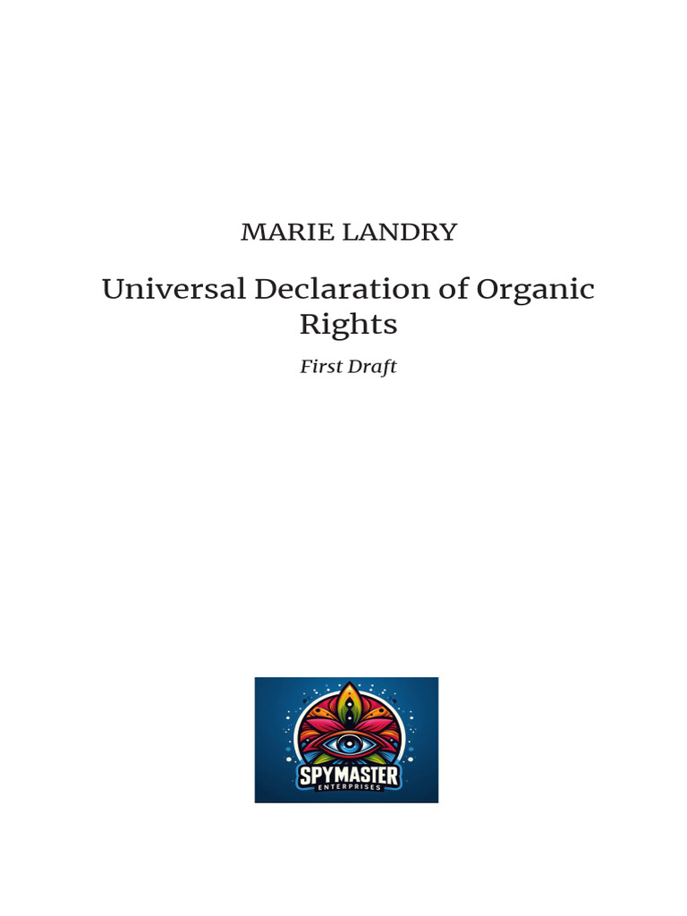 Universal Declaration of Organic Rights STANDARD PRINT READY | Download ...