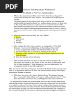 To Build A Fire Questions W - Answers | PDF