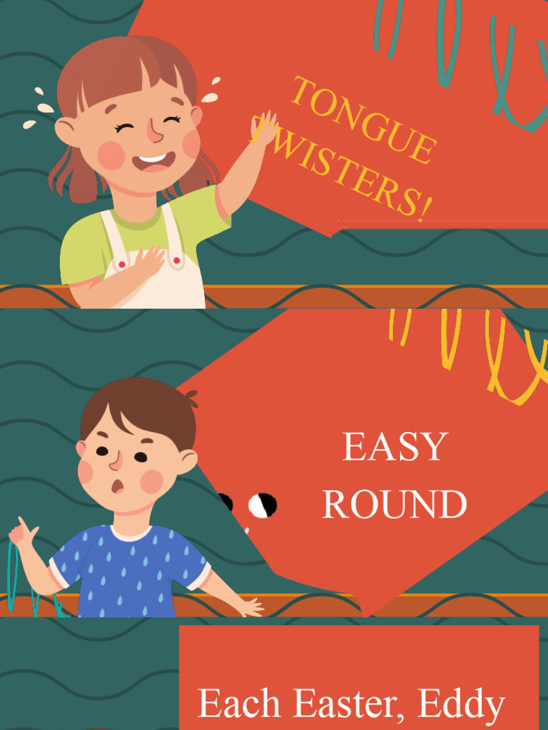 Tongue Twister Brain Break Game Complete | PDF