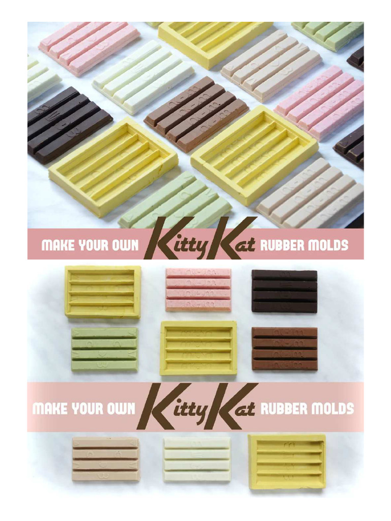 KITKAT DIY KitKat mold | PDF | Chocolate | Knife