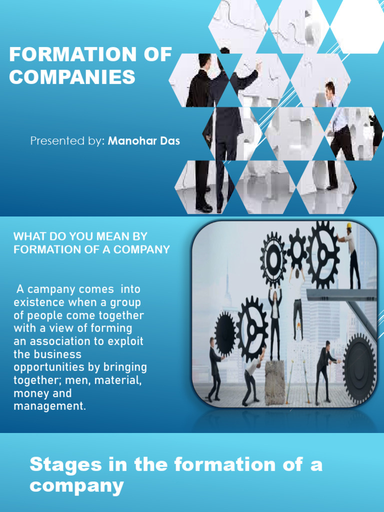 Formation of Companies | PDF | Private Law | Business