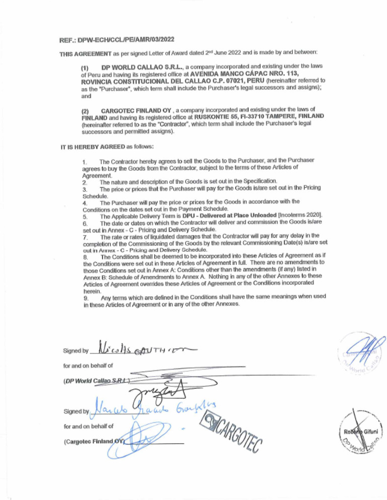 Side Contract Ech (JM) | PDF