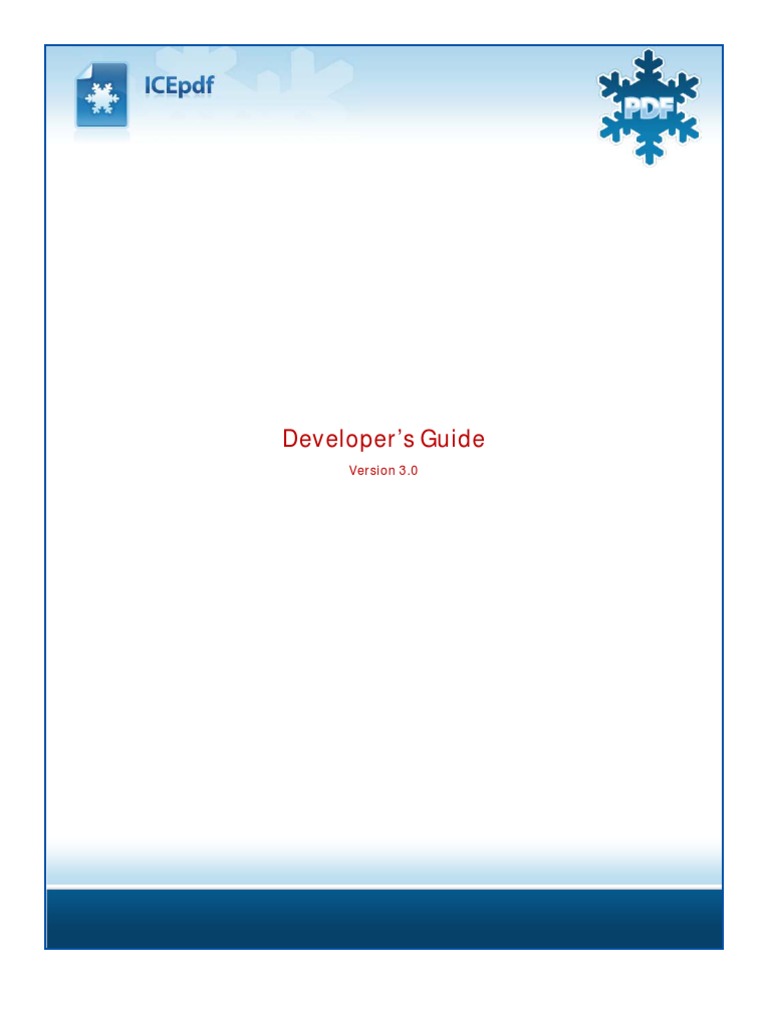 ICEpdf Developers Guide | PDF | Portable Document Format | Java (Programming Language)