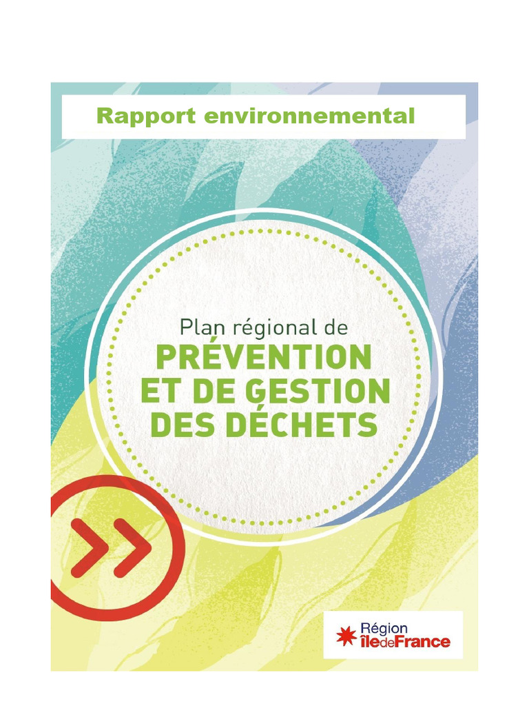 Rapport Environnemental | PDF | Déchets | Environnement naturel