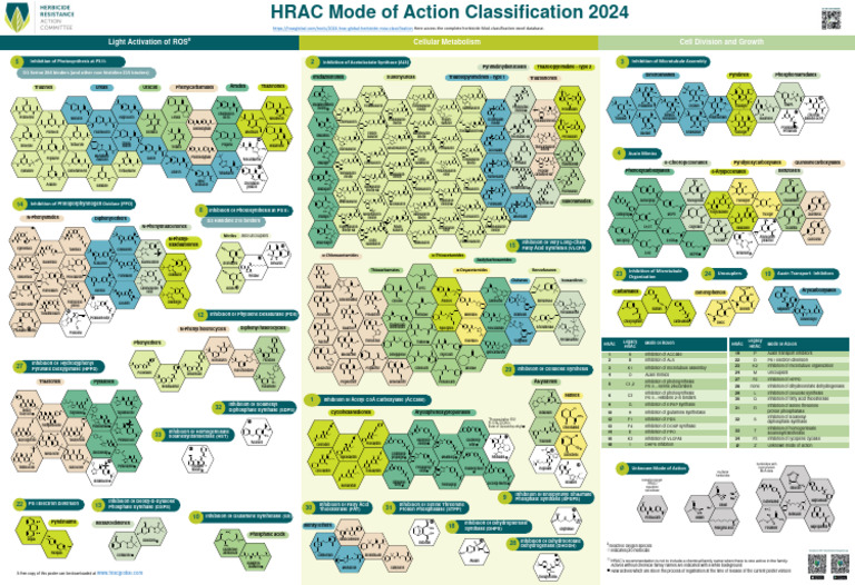 2024-HRAC-GLOBAL-HERBICIDE-MOA-CLASSIFICATION-POSTER (1) | PDF ...