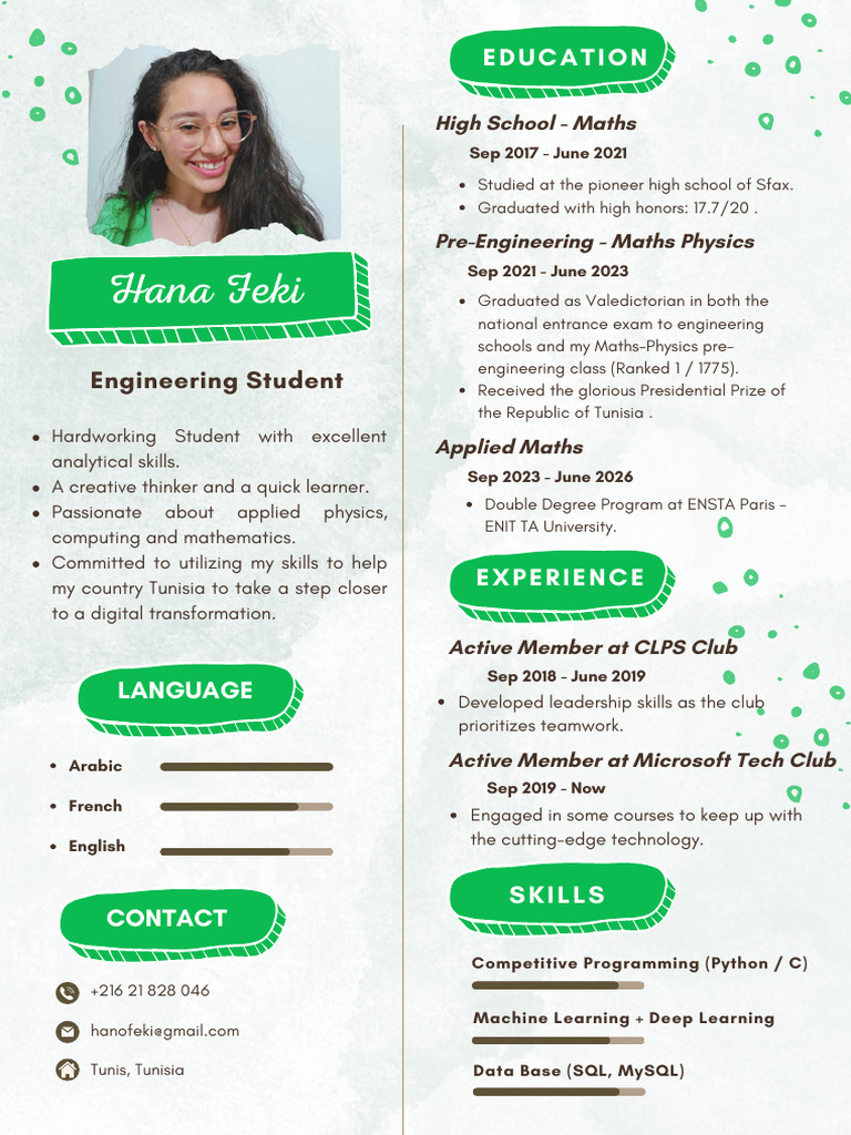 Resume English Version | PDF | Computing