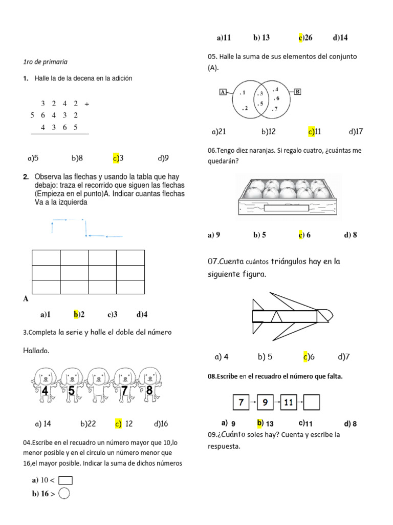 1ro de Primaria Okkkk | PDF