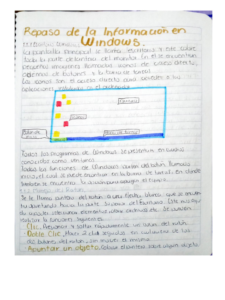 Repaso de la información de Windows | PDF